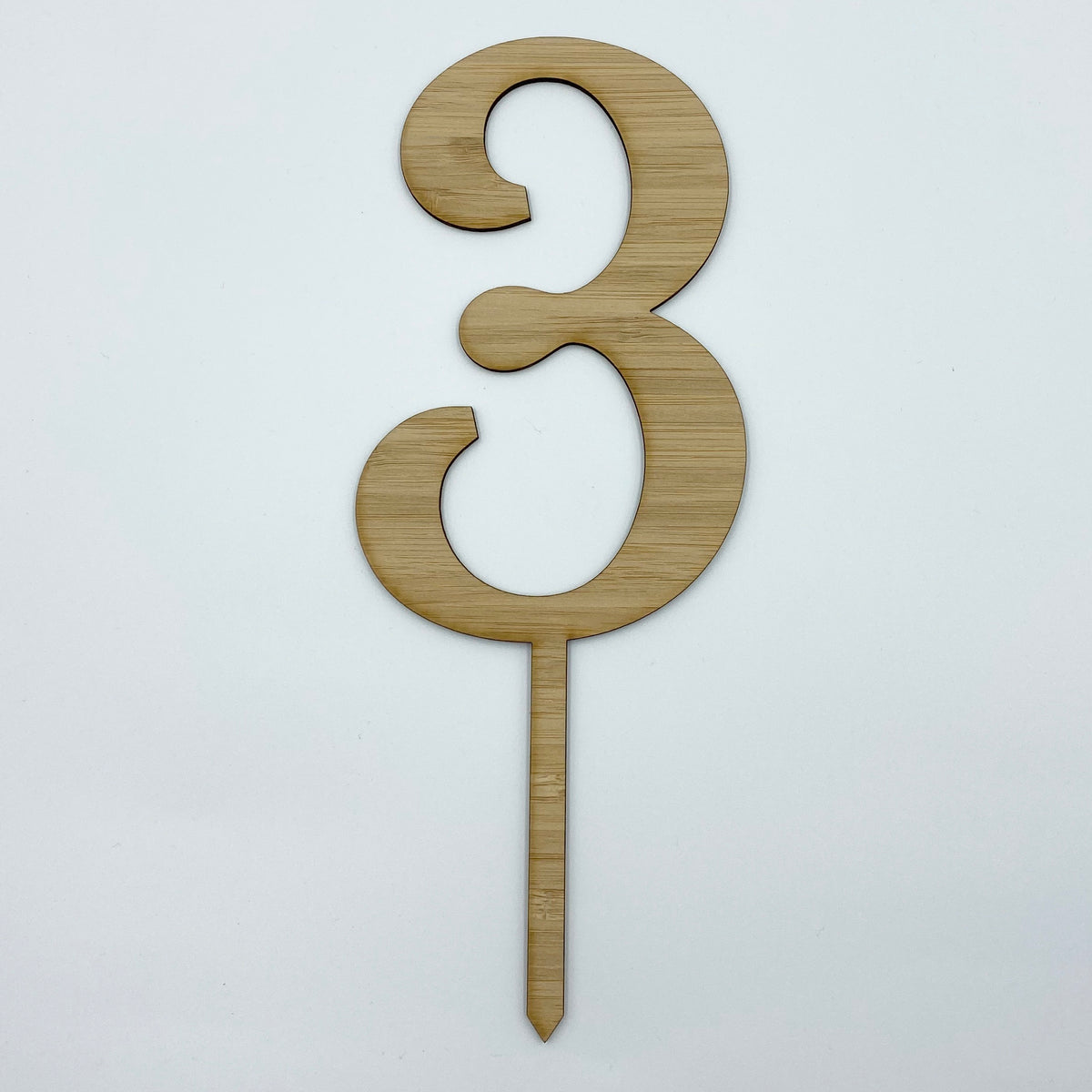 Cake Topper - Timber Number – MPSIL Australia